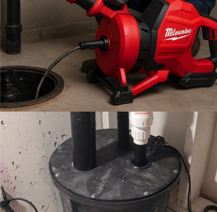 Owner-Supplied Sewage Pump Install with Quiet Check Valve, Drain & Pit ...